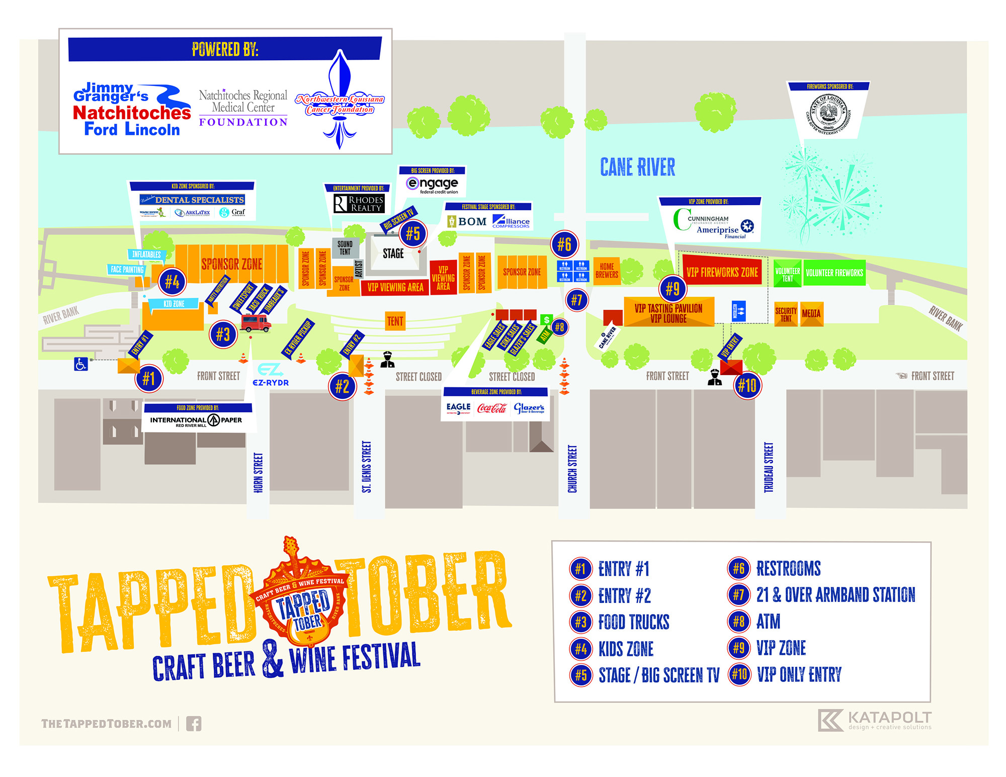 Festival Map - Craft Beer & Wine Festival